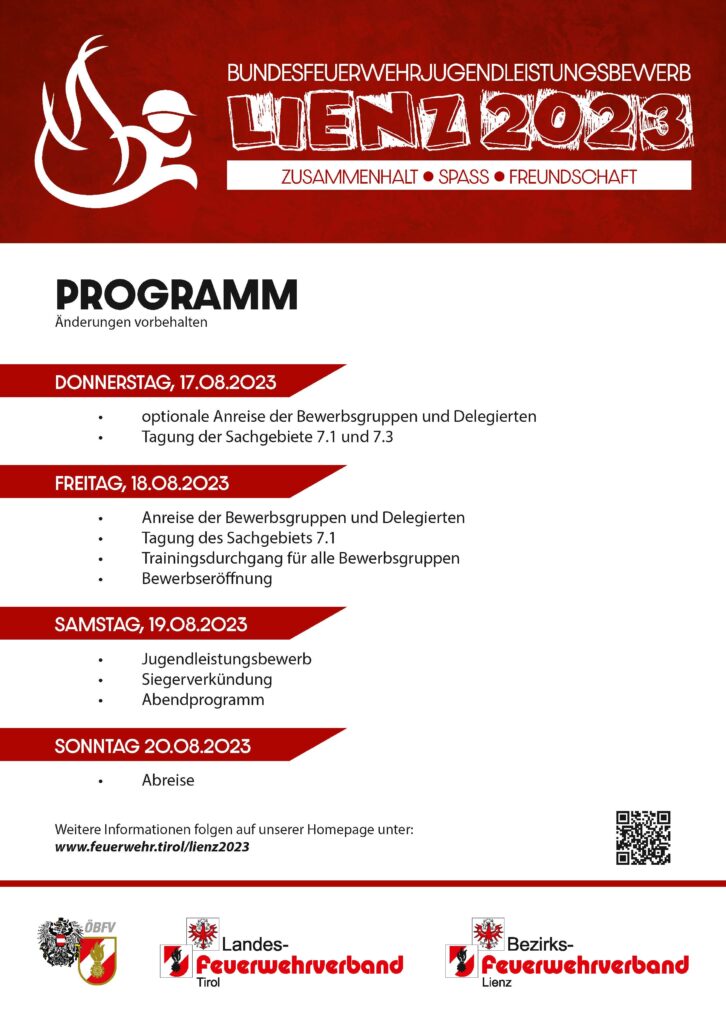 24. Bundesfeuerwehrjugendleistungsbewerb – LFV-Tirol